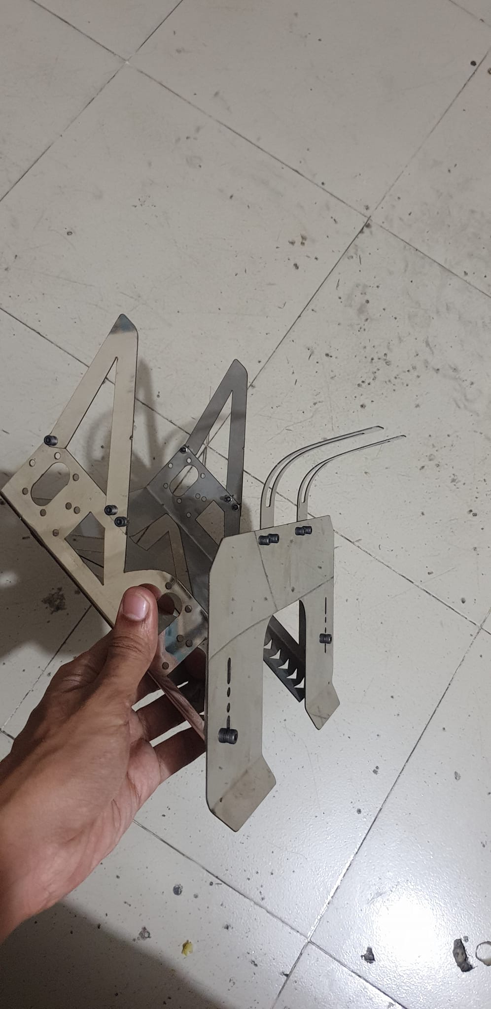 Robo Soccer Chasis\frame 45 degree slope | Robo Shop