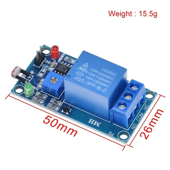 12V LDR Light Sensor Switch Relay Module – RoboshopBD