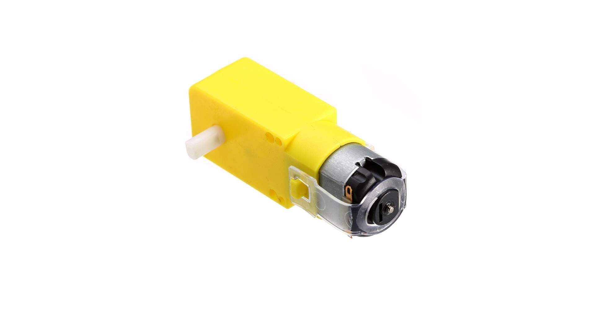 Yellow TT DC Gear Motor 6-12V for Robotics, DIY Cars & Smart Projects ...